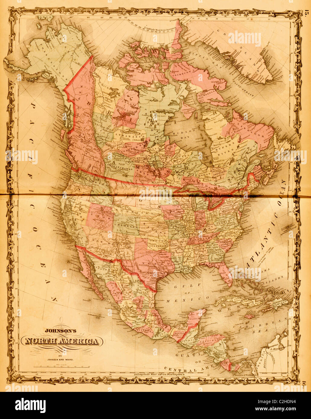 Maps of america hi-res stock photography and images - Alamy