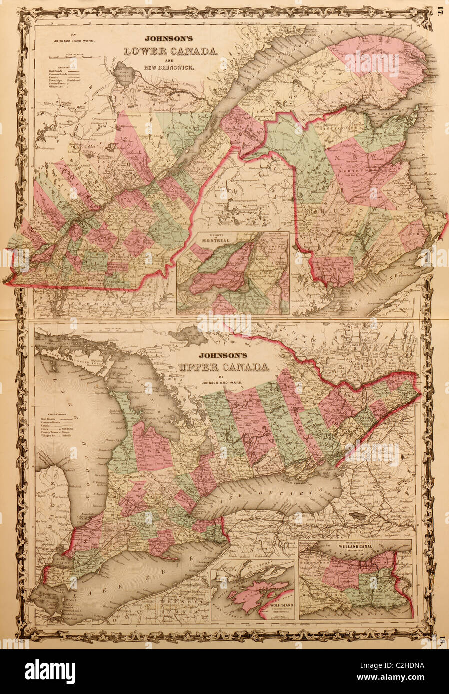 Maps of canada hi-res stock photography and images - Alamy