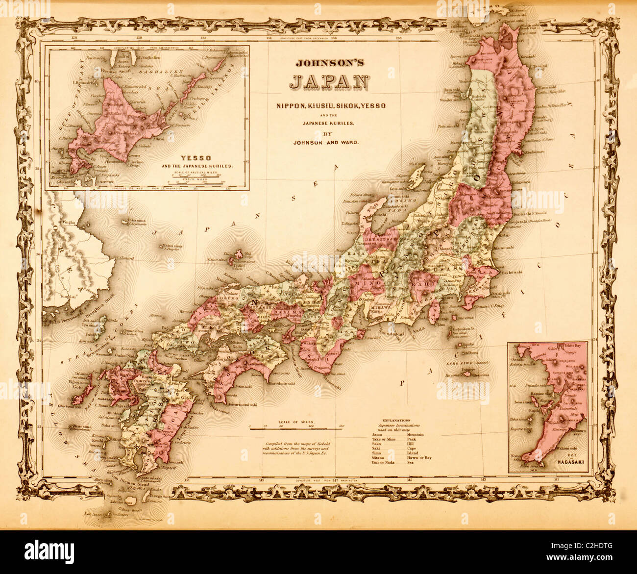 Maps of japan hi-res stock photography and images - Alamy