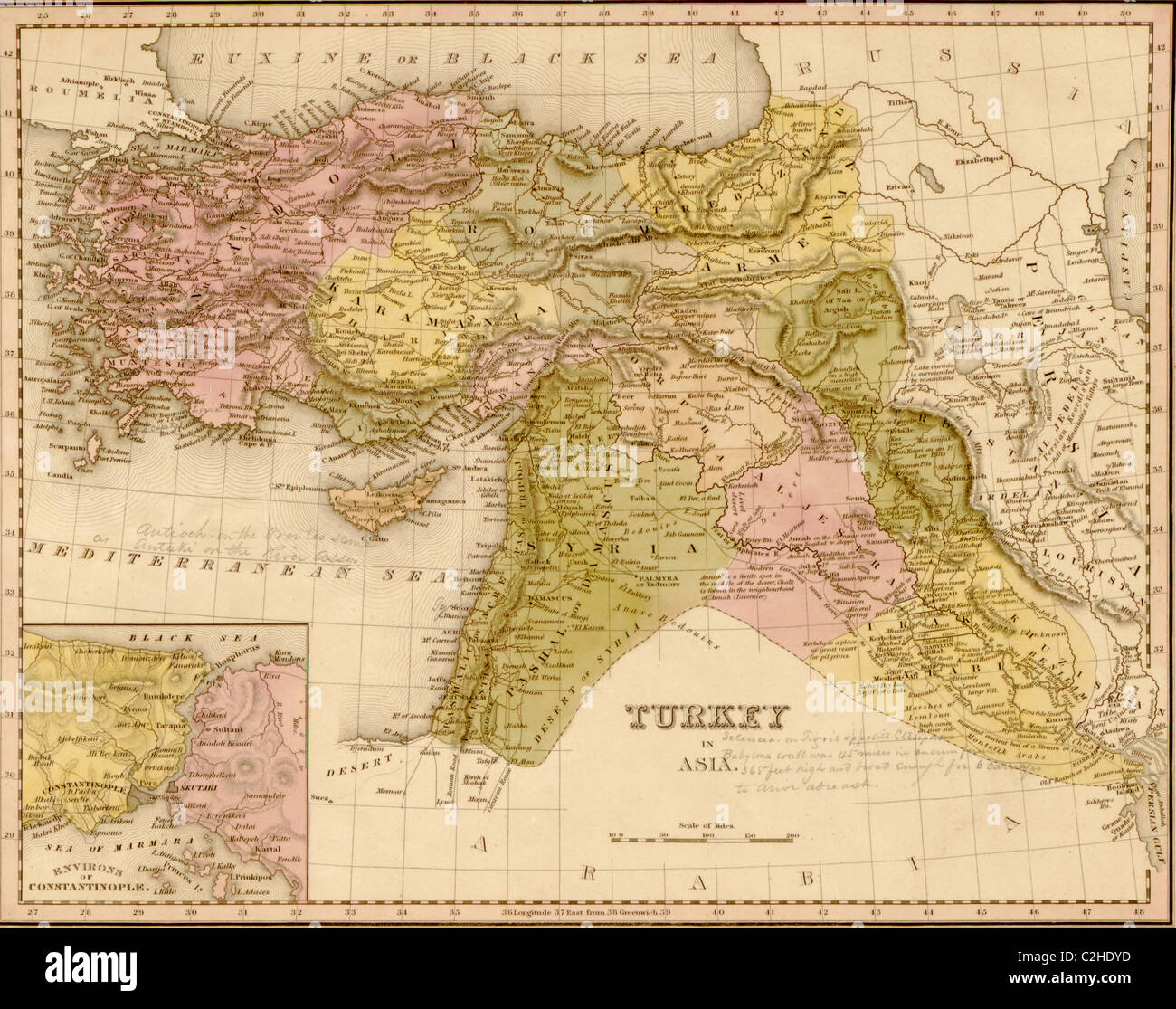 Turkey - 1844 Stock Photo - Alamy