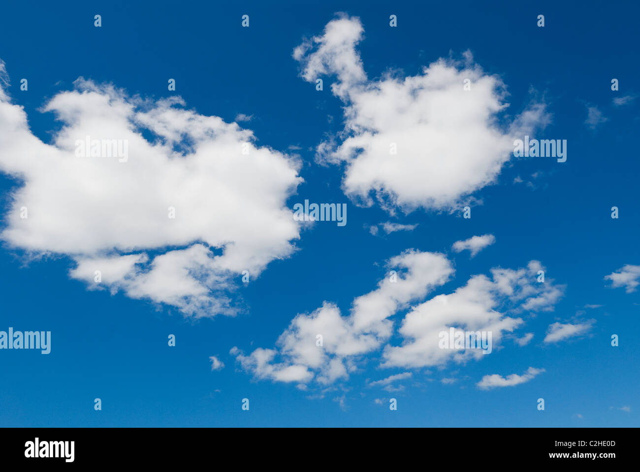 Lake Of The Woods, Ontario, Canada; Cloud Formation In Blue Sky Stock ...