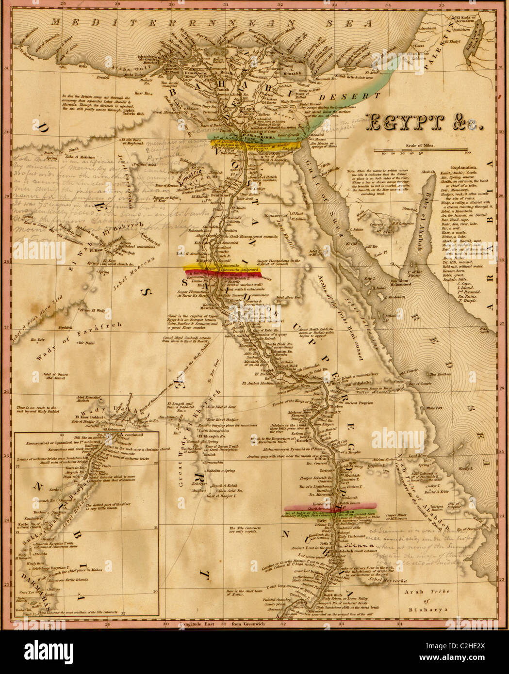 Maps of egypt hi-res stock photography and images - Alamy