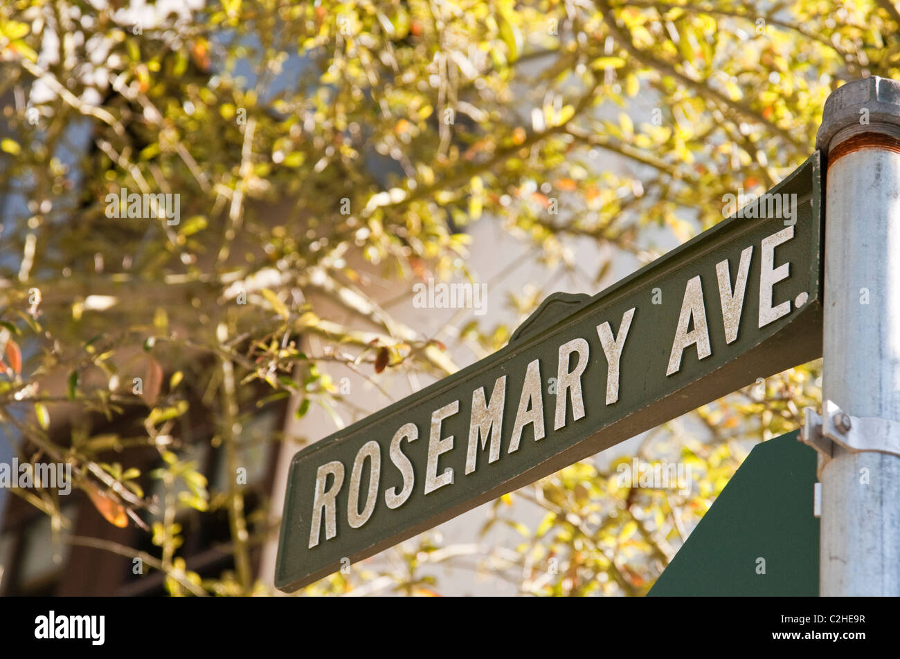 Rosemary street sign hi-res stock photography and images - Alamy