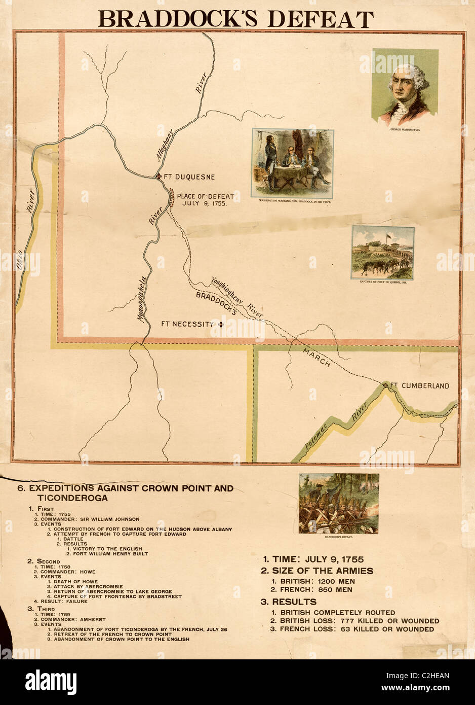 Braddock's Defeat(Getty Only Stock Photo - Alamy