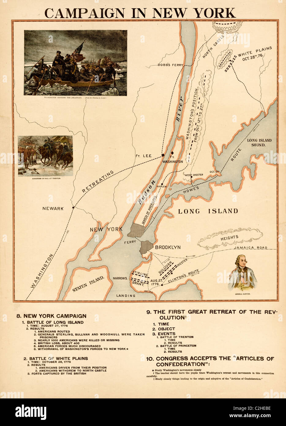 Revolutionary war maps hi-res stock photography and images - Alamy