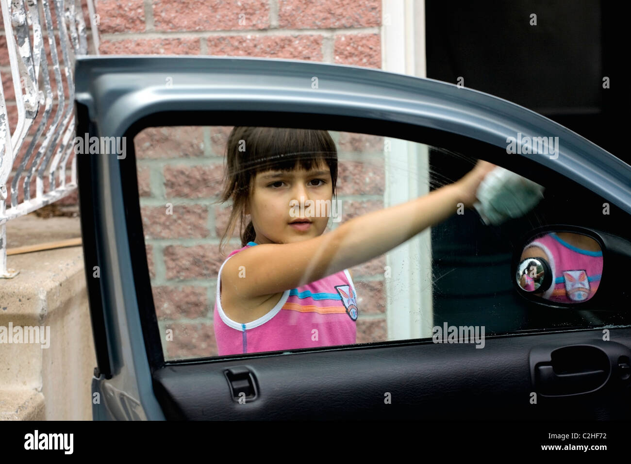 Wiping car windows hi-res stock photography and images - Alamy