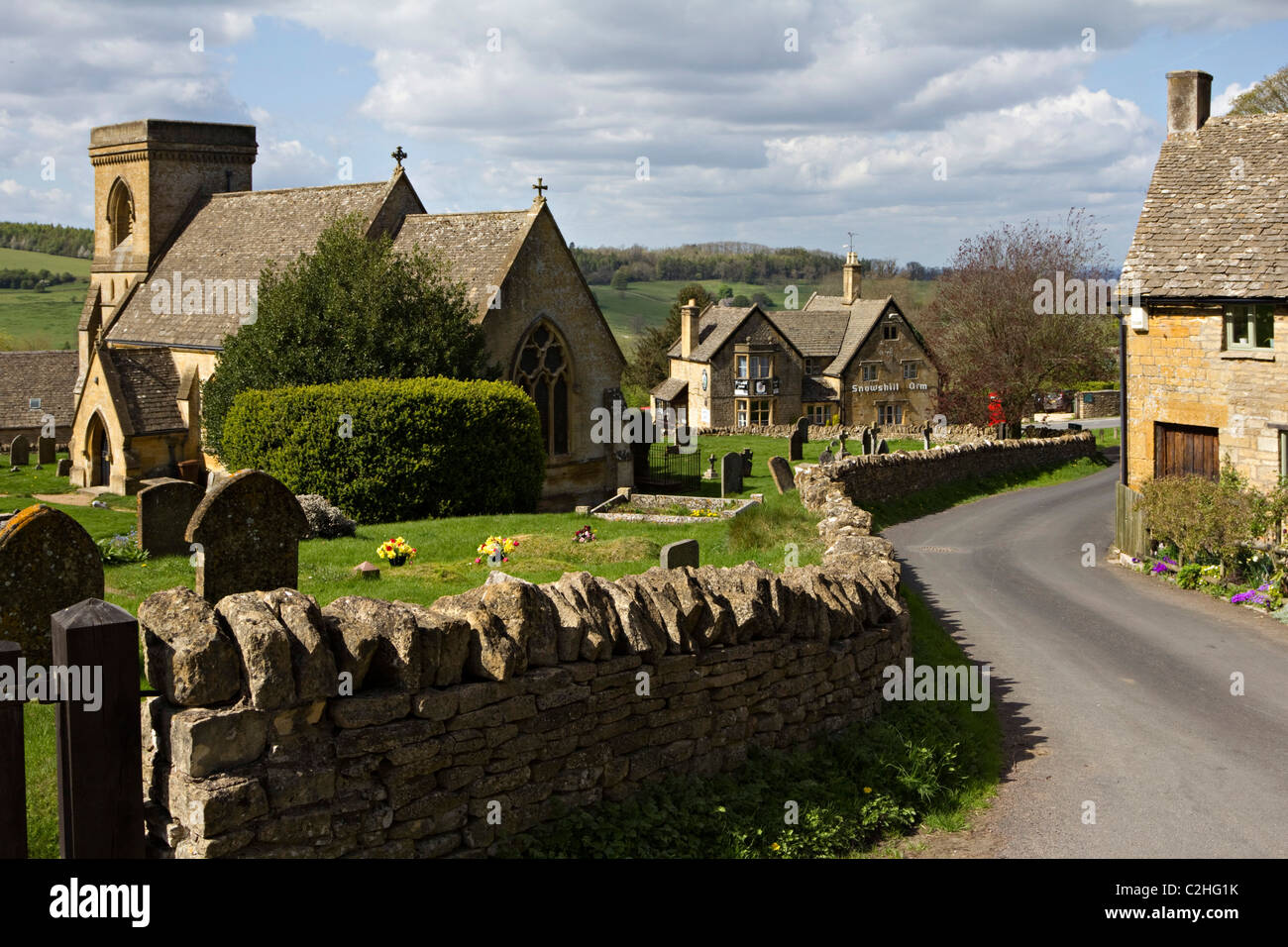 scenic village snowshill gloucestershire cotswolds england uk Stock ...