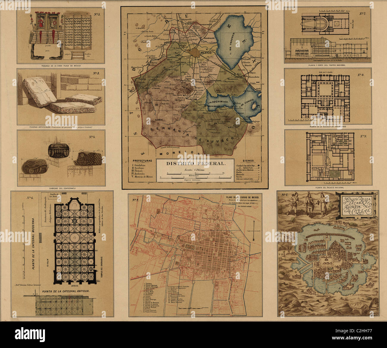 District maps hi-res stock photography and images - Alamy