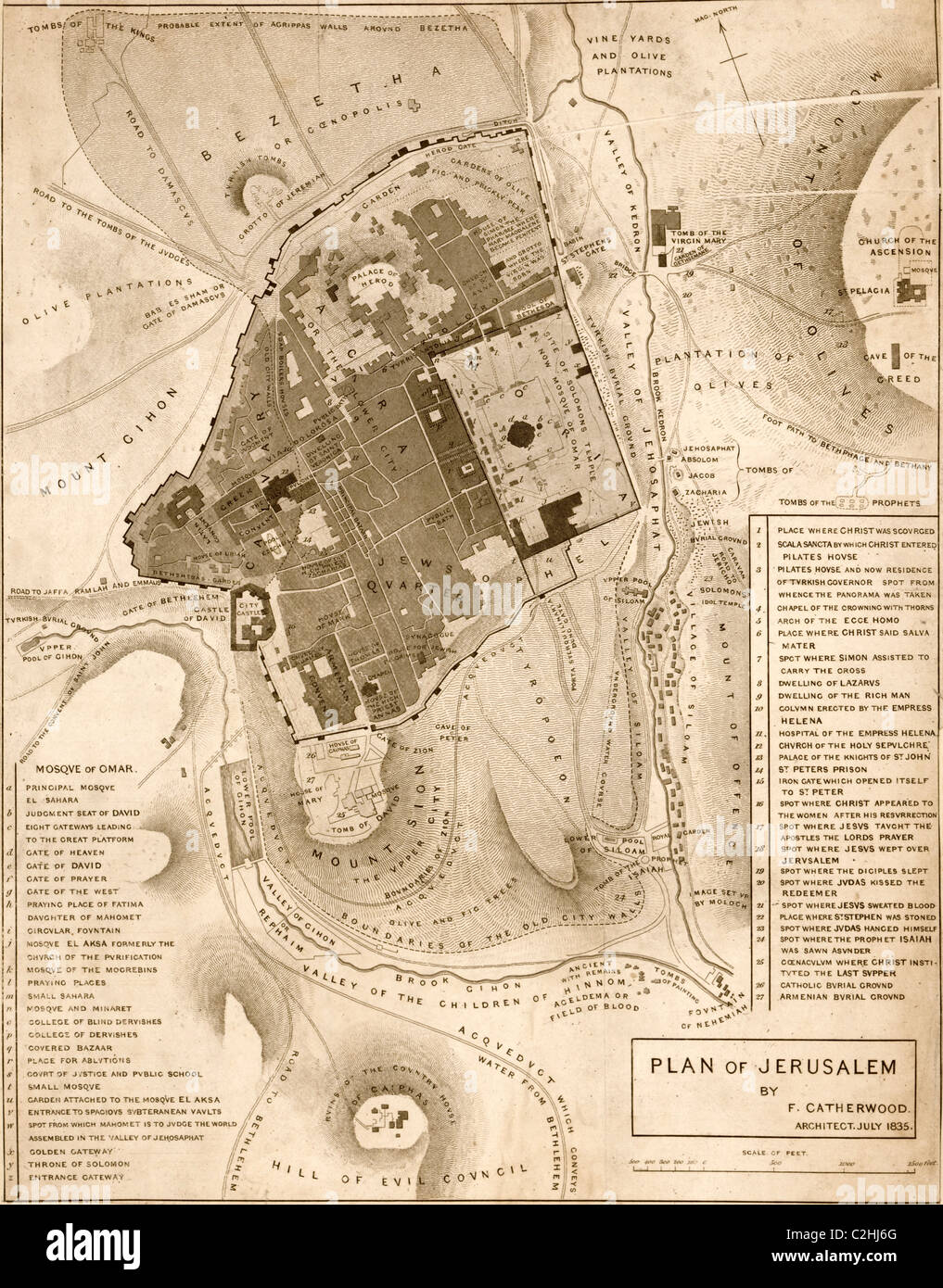 Jerusalem maps hi-res stock photography and images - Alamy