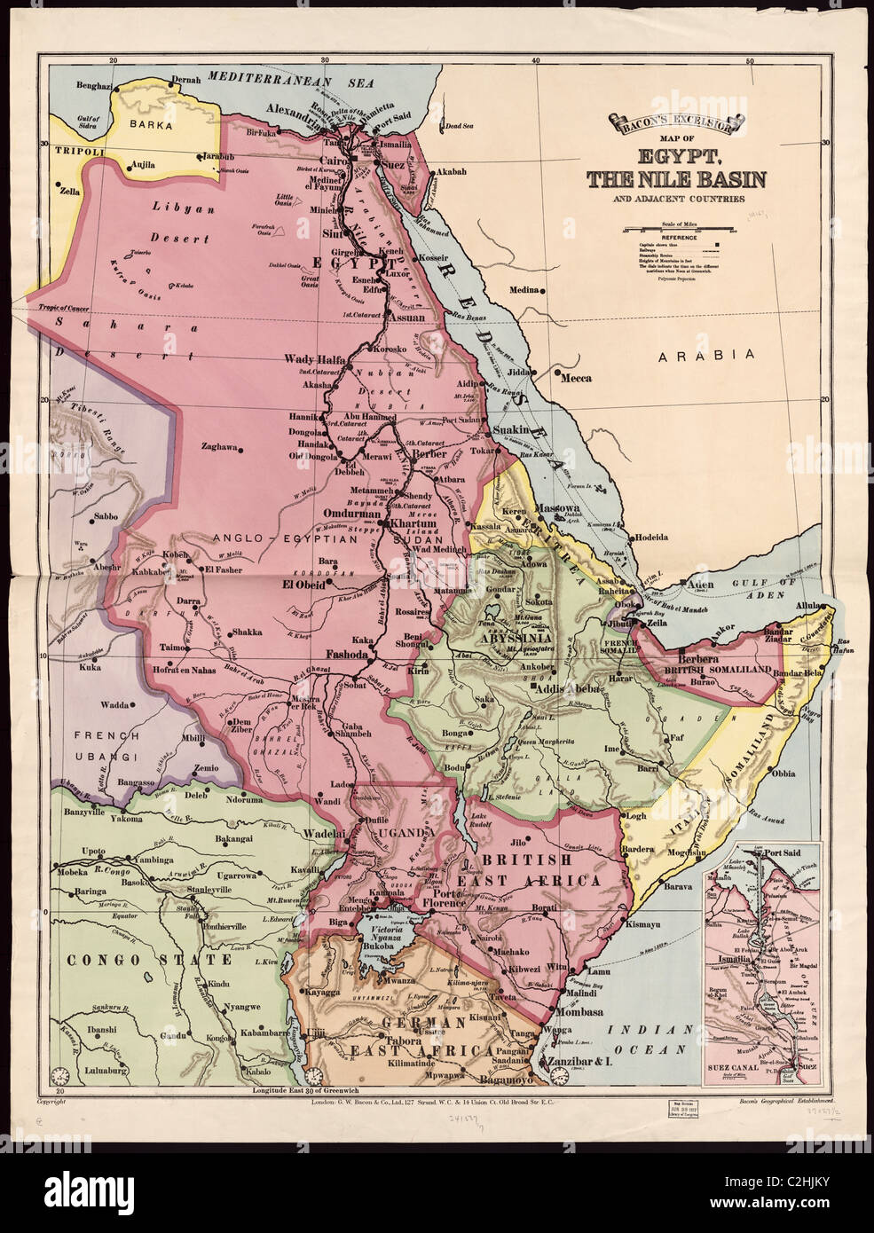 The nile maps hi-res stock photography and images - Alamy