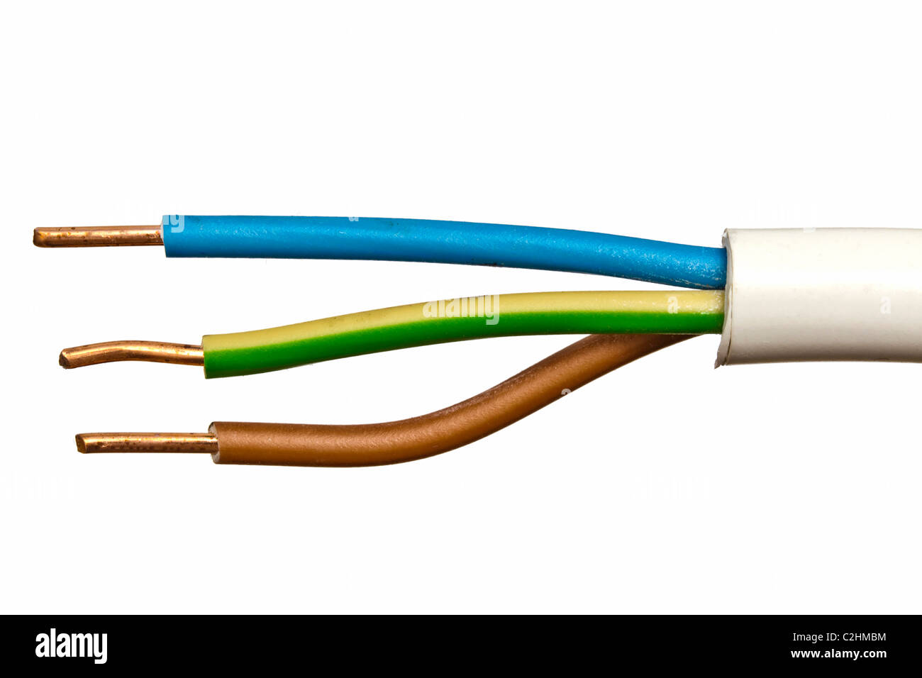 Close up of an electrical wire Stock Photo - Alamy