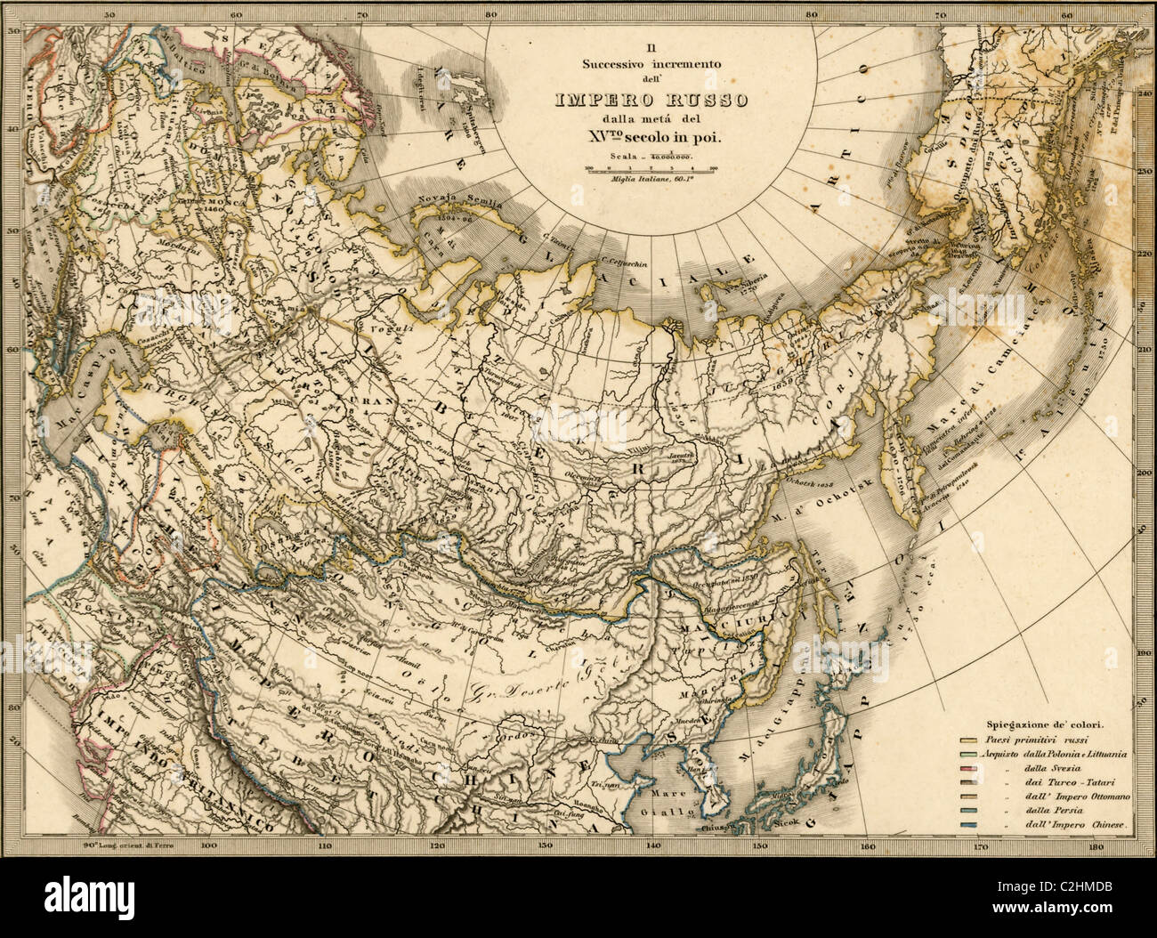Imperial russia maps hi-res stock photography and images - Alamy