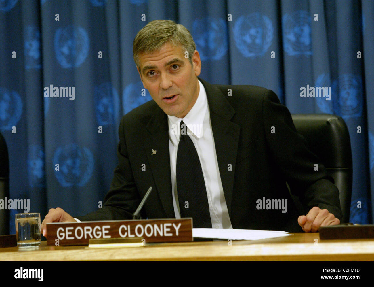 George Clooney News conference marking George Clooney's designation as ...