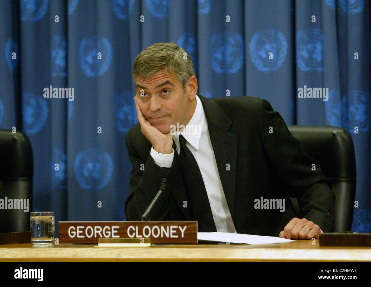 George Clooney News conference marking George Clooney's designation as ...