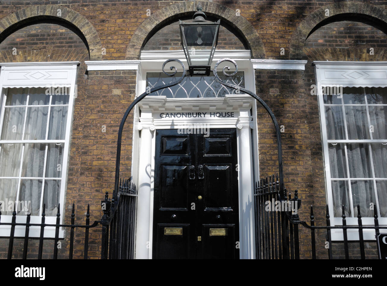 Canonbury House in Alwyne Villas, Islington, London, England Stock ...