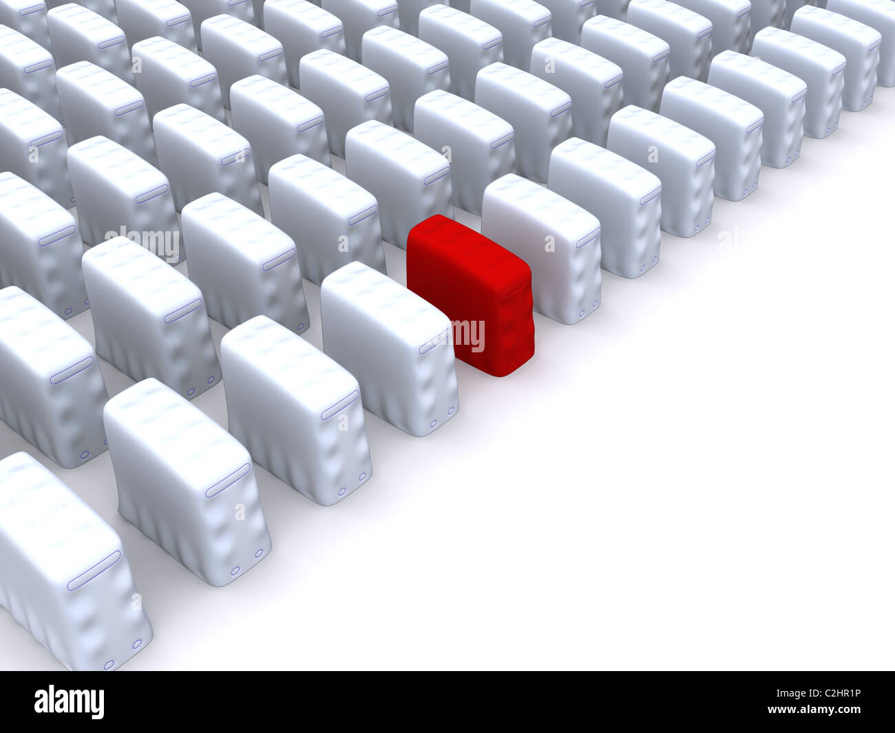 computer box. 3d Stock Photo - Alamy