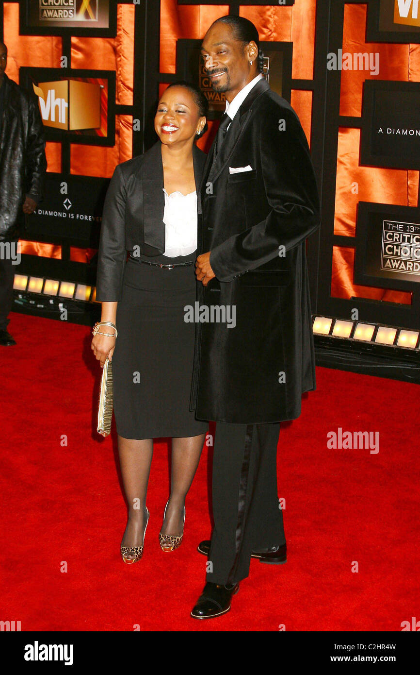 Snoop Dogg and wife Shante Taylor 13th Annual Critics' Choice Awards at ...