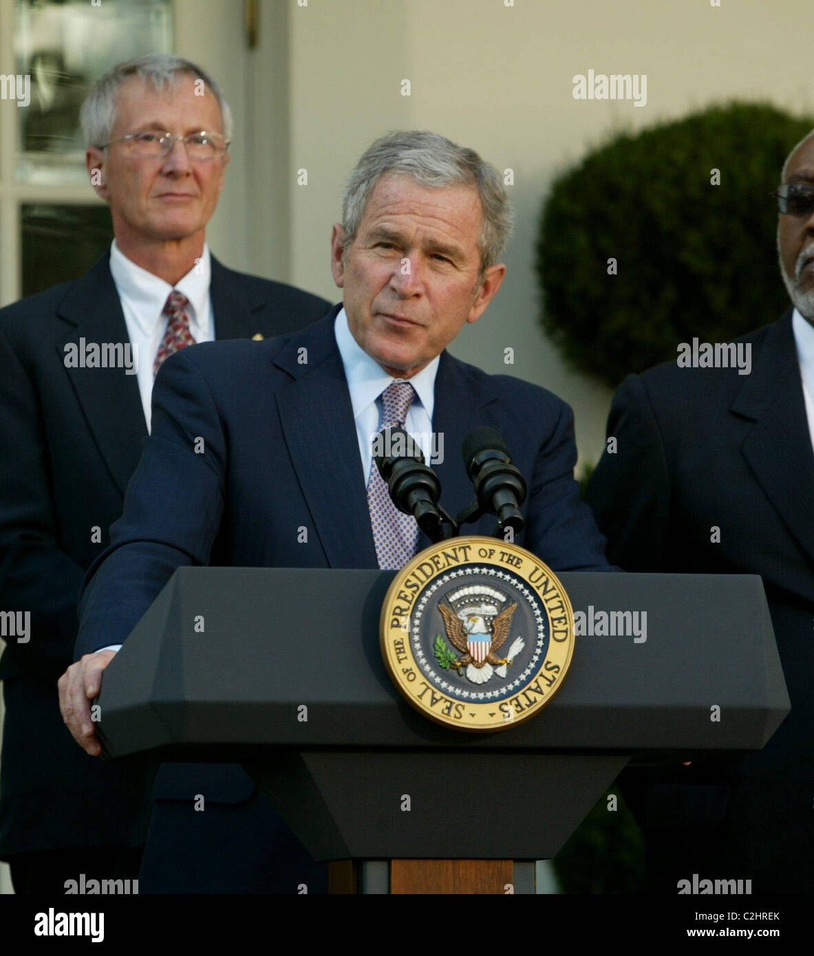 John Smith and U.S. President George W. Bush U.S. President George W ...