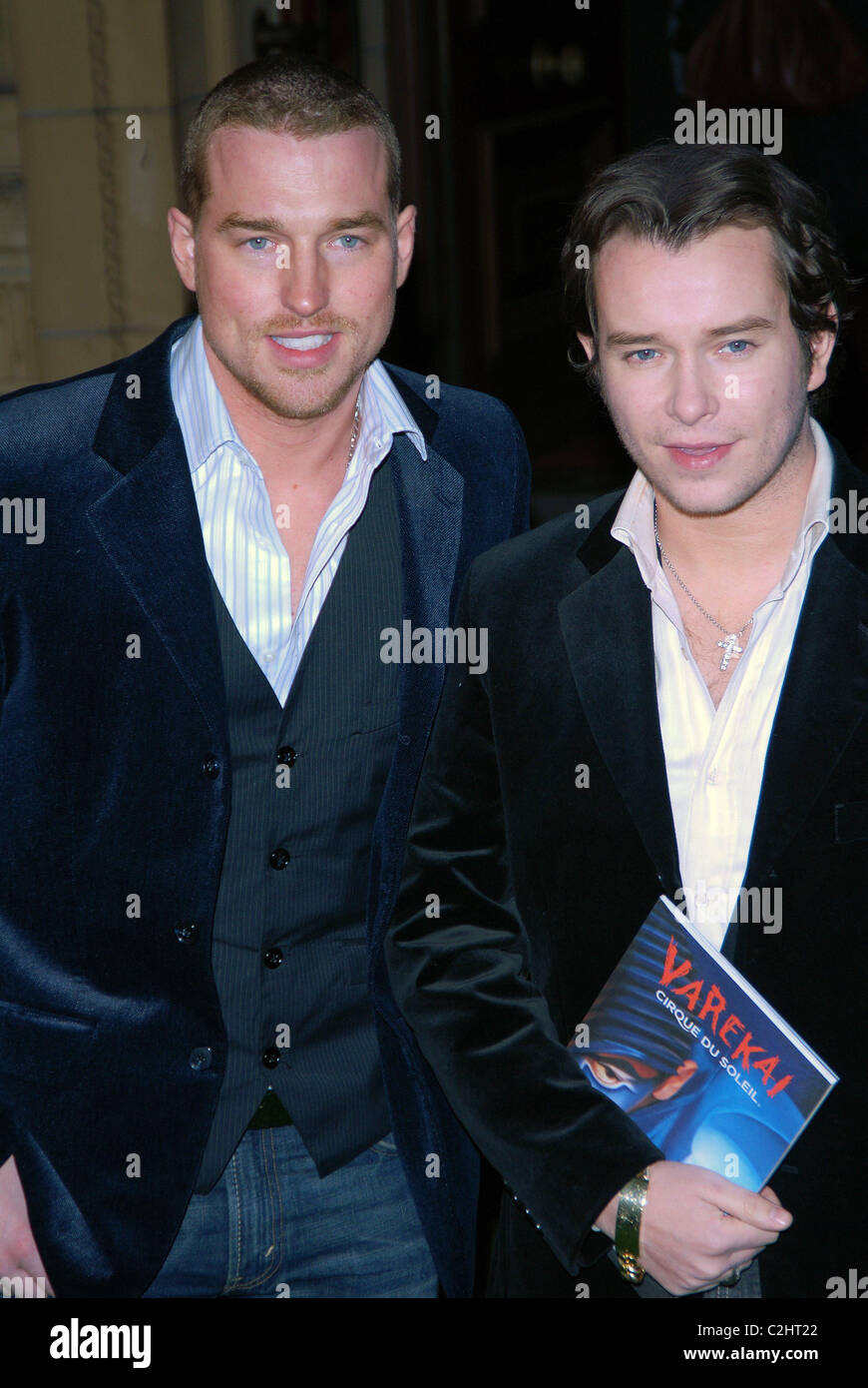 Andy Cowles and Stephen Gately Cirque du Soleil 'Varekai' Gala ...