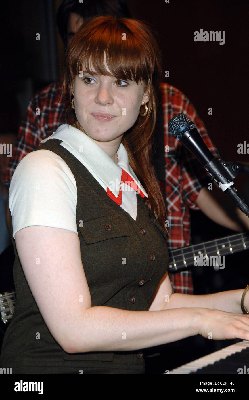 British singer-songwriter Kate Nash performs during an in store ...