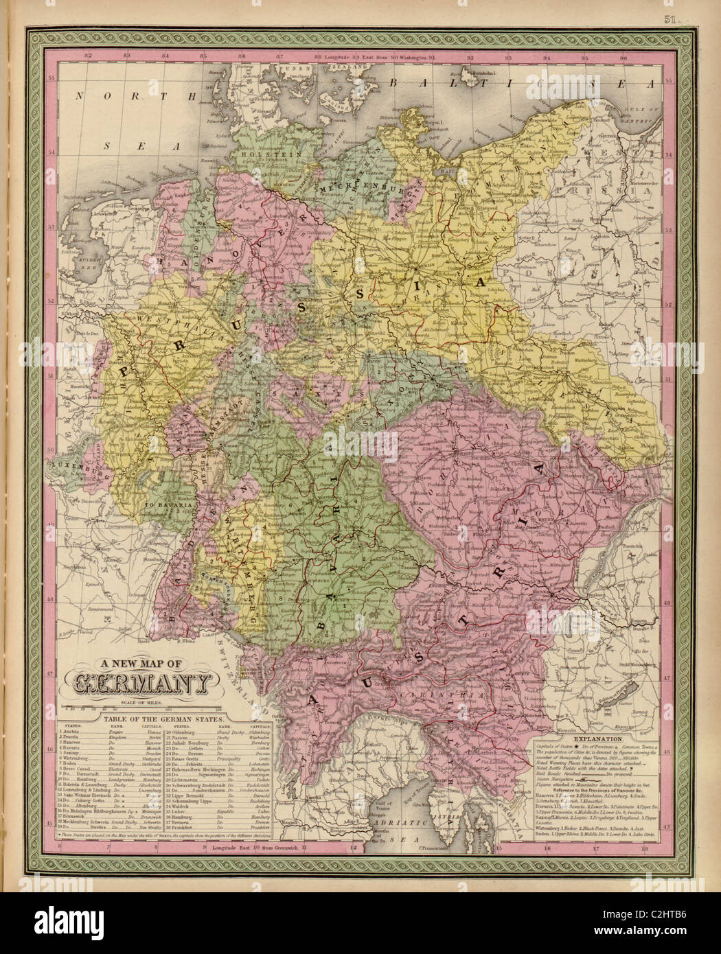 Germany maps hi-res stock photography and images - Alamy