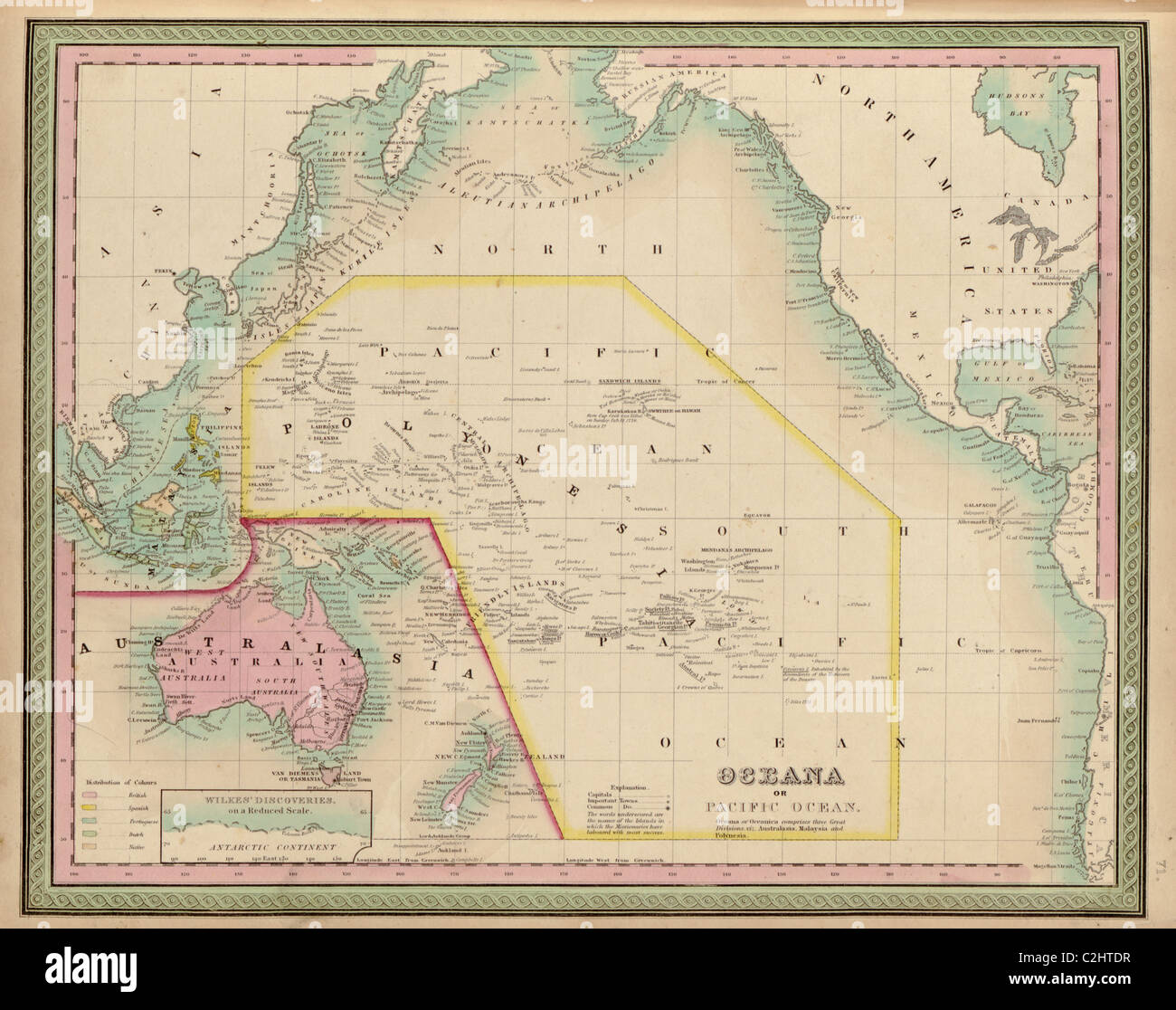 Ocean maps hi-res stock photography and images - Alamy