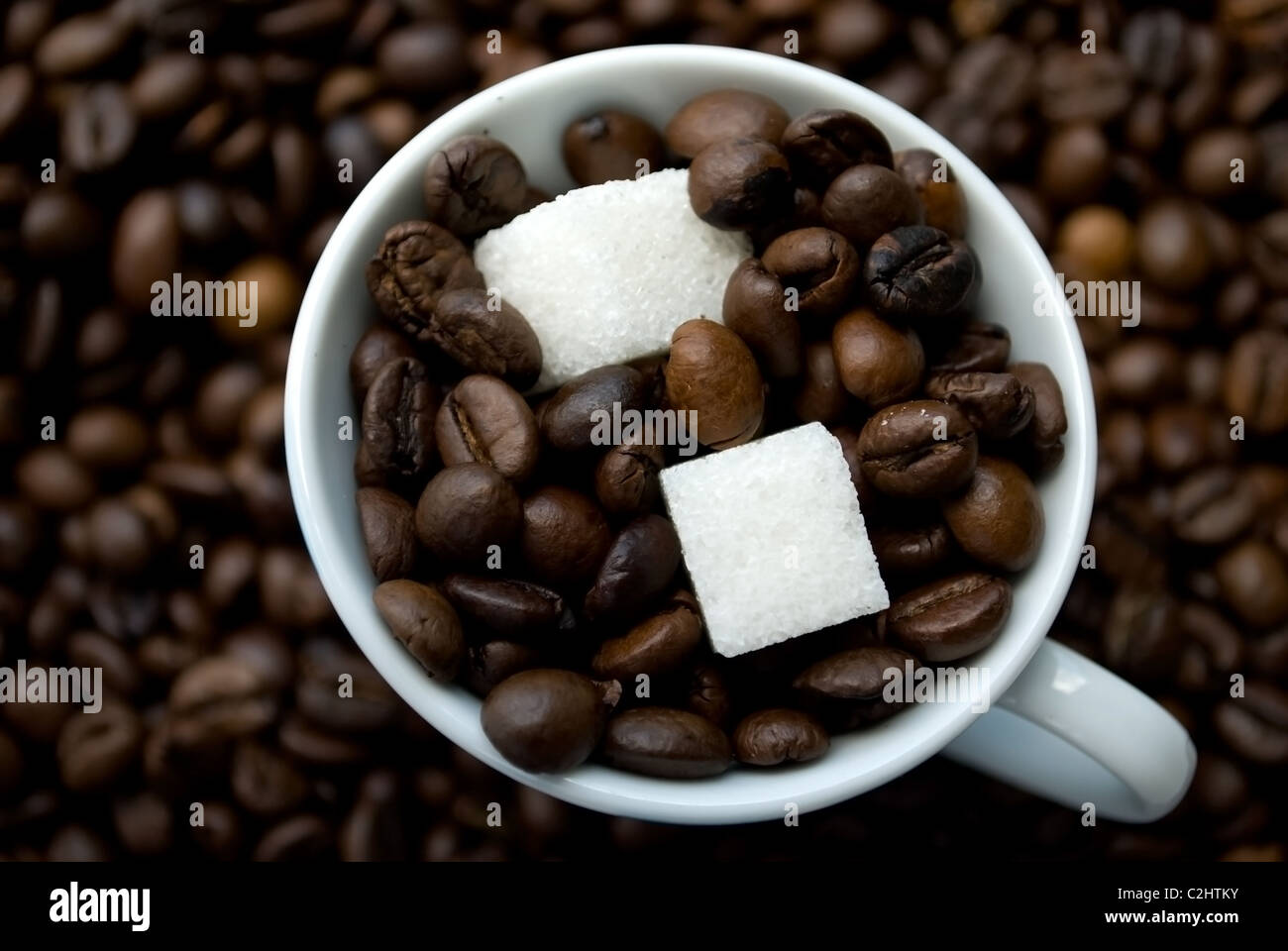 coffee with sugar Stock Photo - Alamy