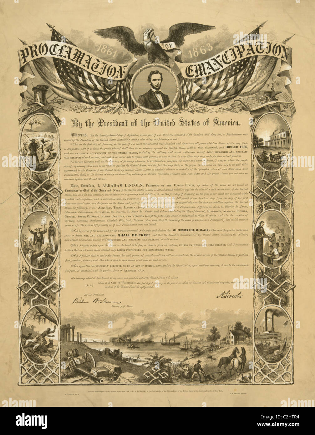 Proclamation of Emancipation by the President of the United States of ...