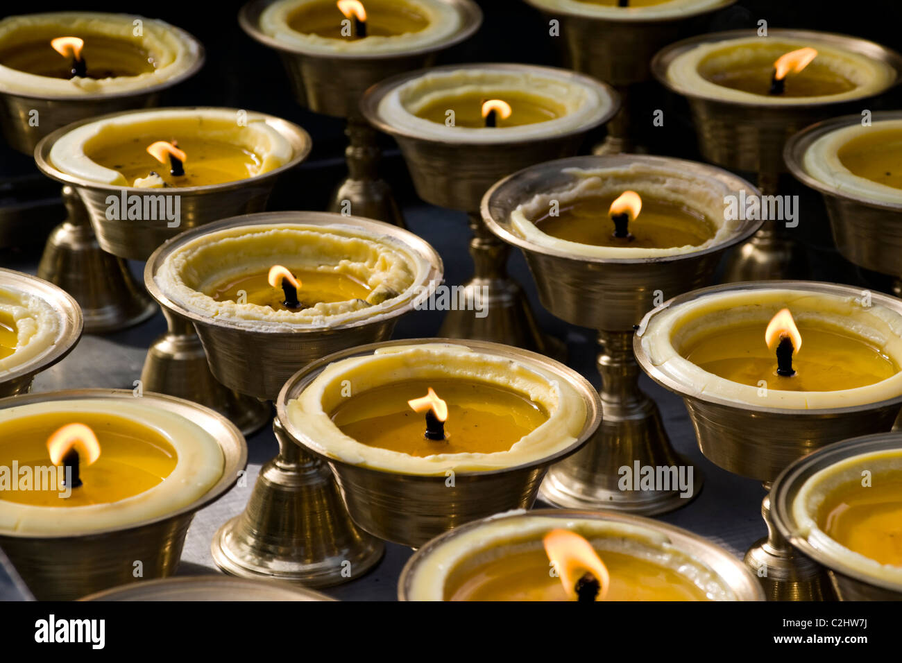 temple of candles in the china Stock Photo - Alamy