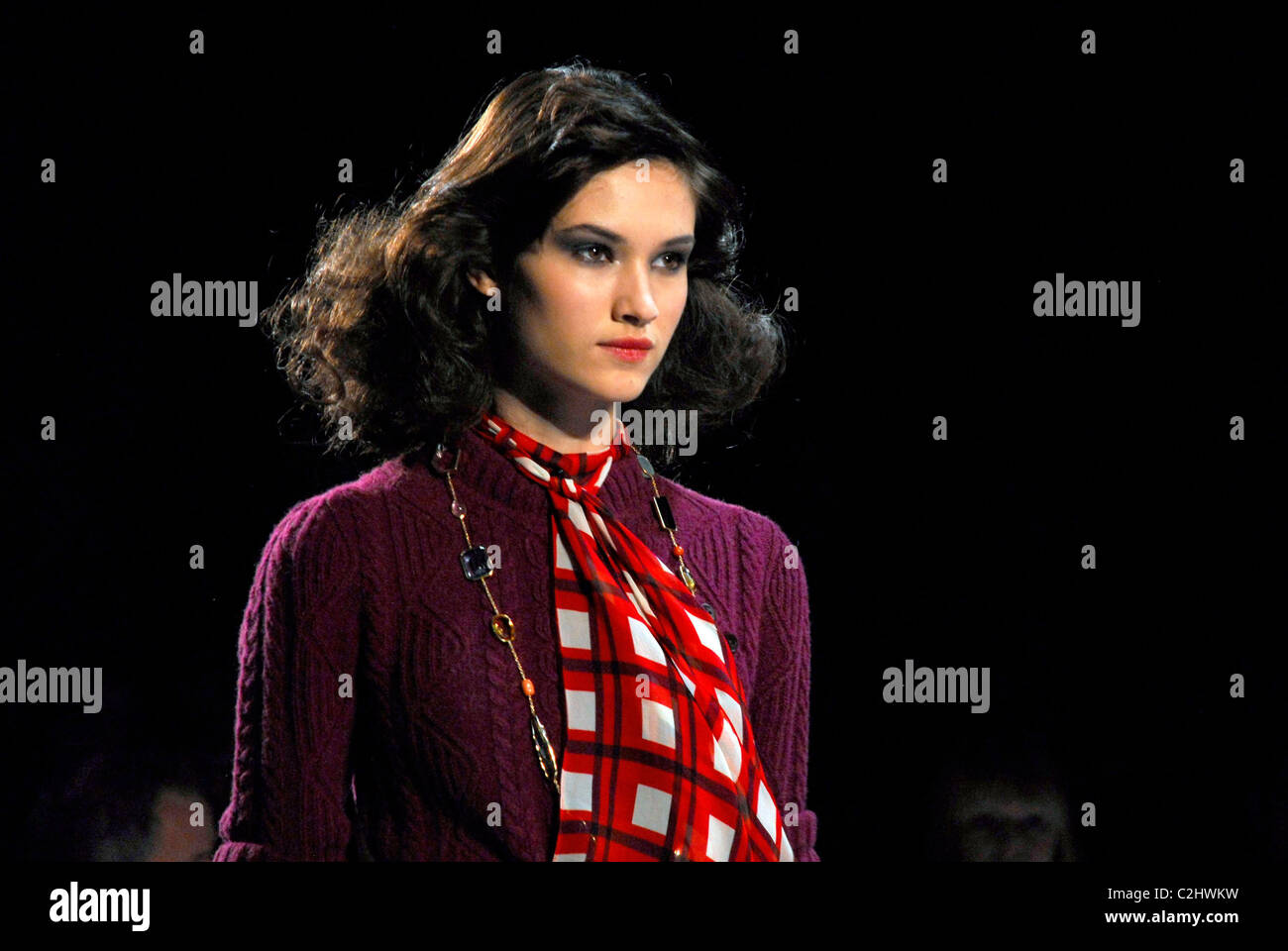 Camila Finn Mercedes-Benz Fashion Week Fall 2008 - Diane Von ...