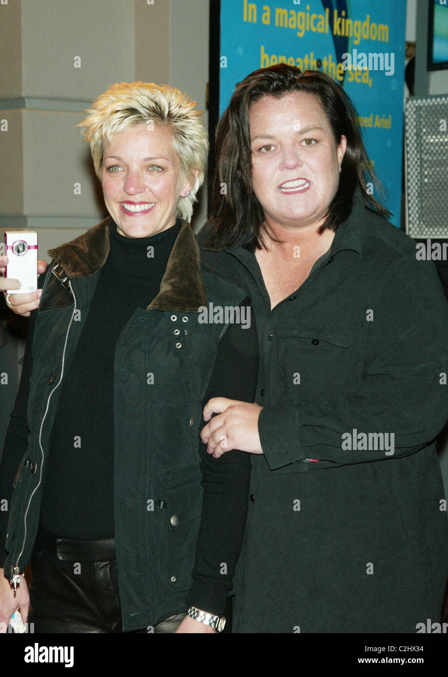 Kelli Carpenter and Rosie O'Donnell at the opening night performance of ...