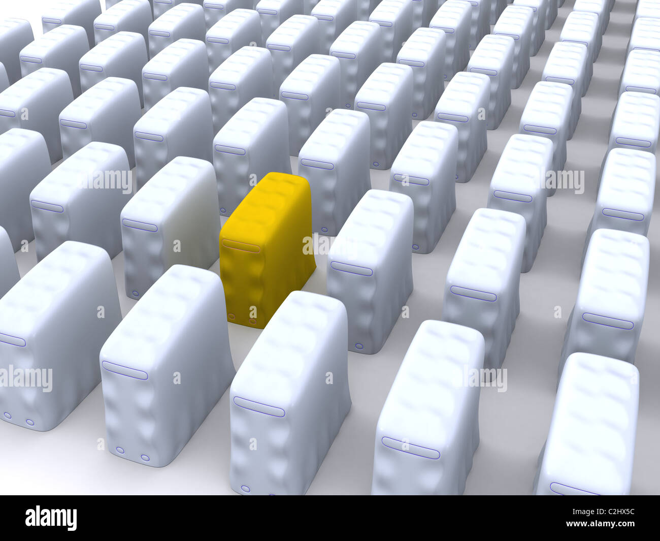 computer box. 3d Stock Photo - Alamy