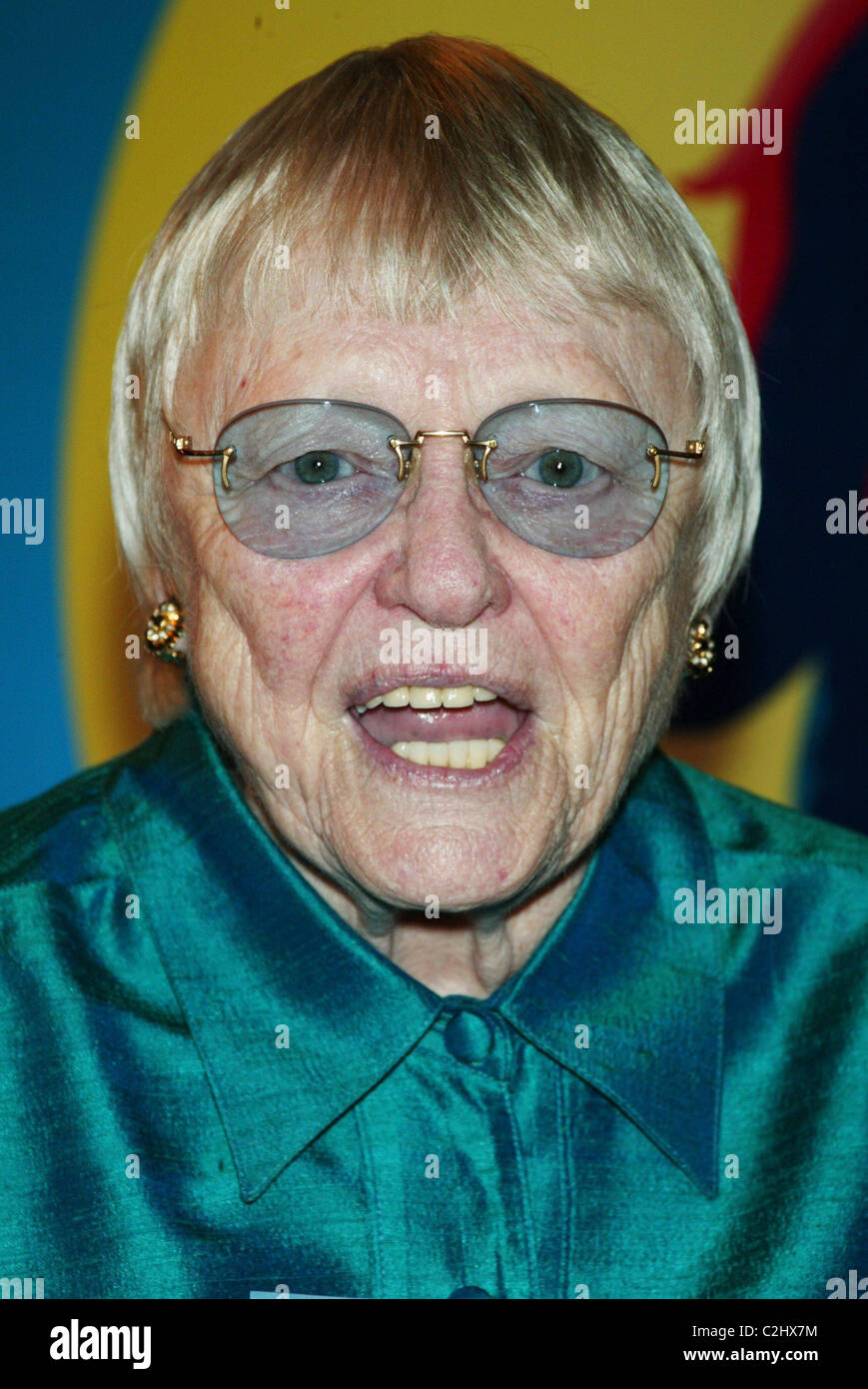 Pat Carroll at the opening night performance of 'The Little Mermaid' at ...