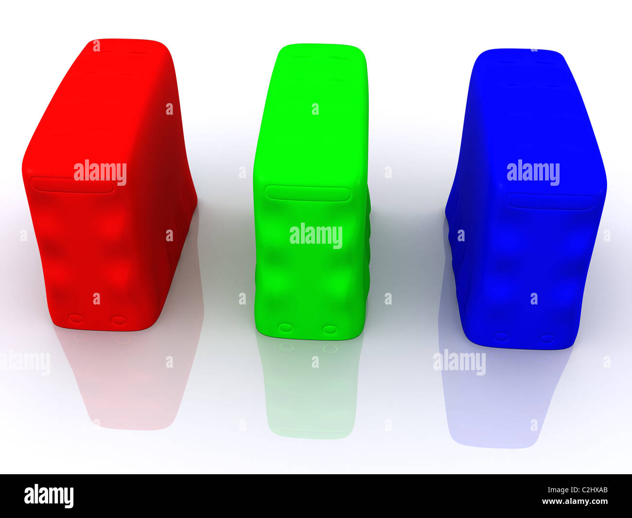 computer box. 3d Stock Photo - Alamy