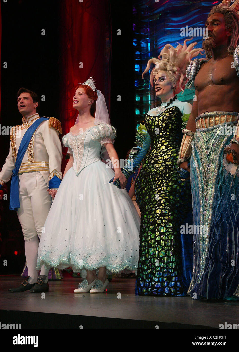 Sean Palmer, Sierra Boggess, Sherie Rene Scott & Norm Lewis on stage ...