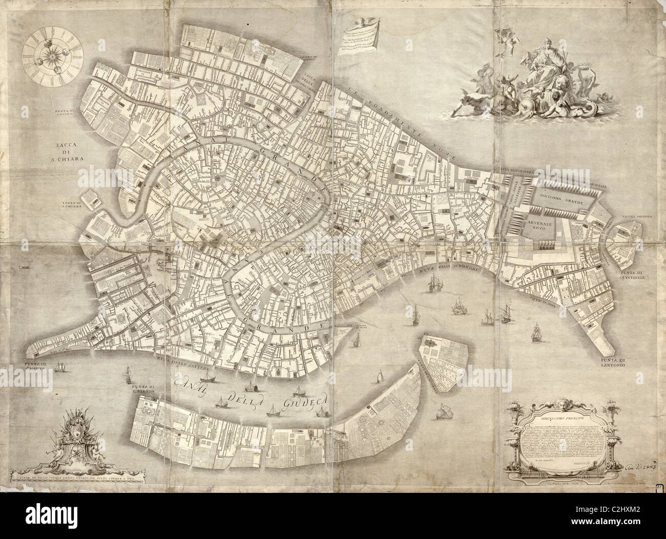 Maps of venice hi-res stock photography and images - Alamy