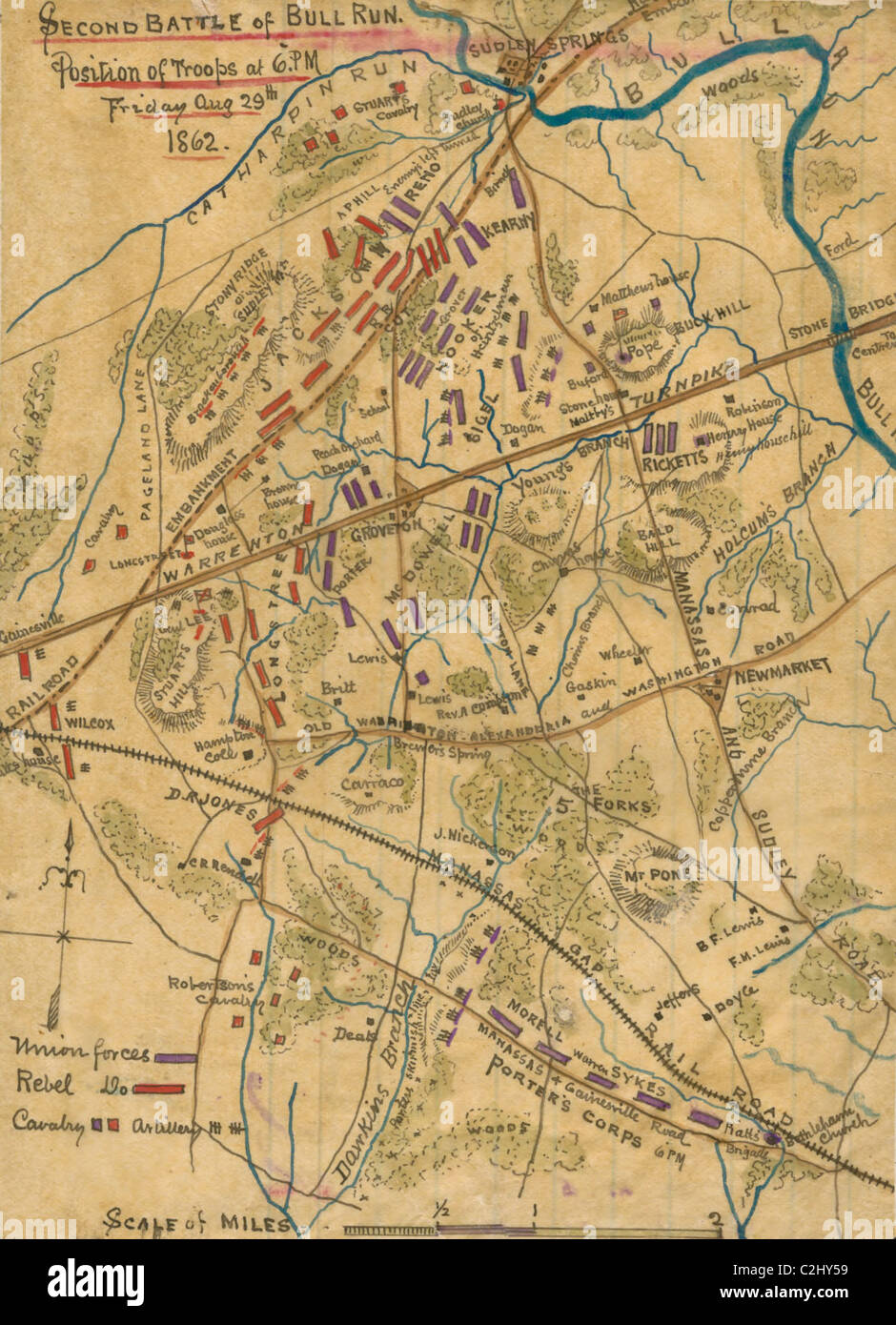 Second battle of bull run hi-res stock photography and images - Alamy