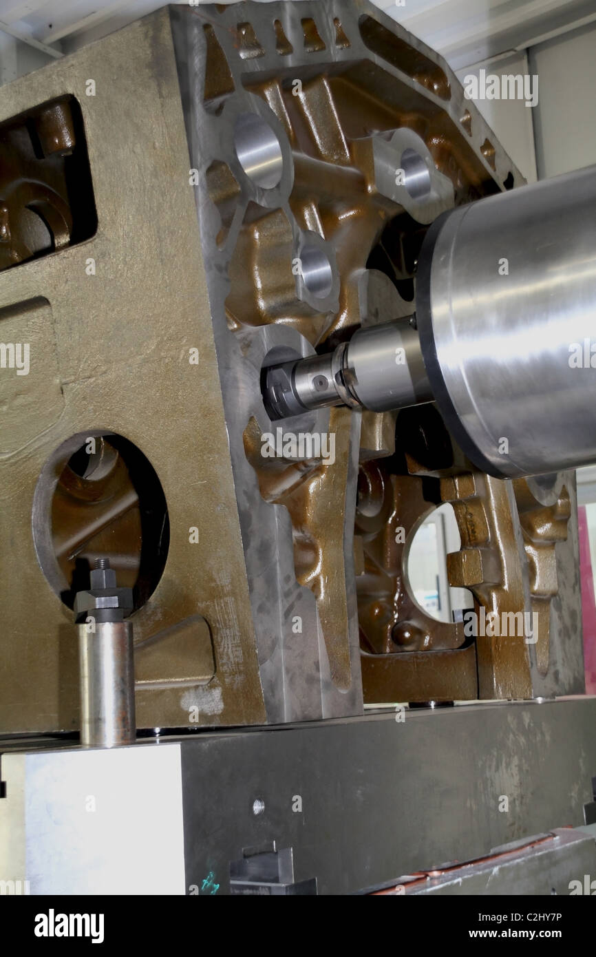 cnc machine tools in the work Stock Photo - Alamy