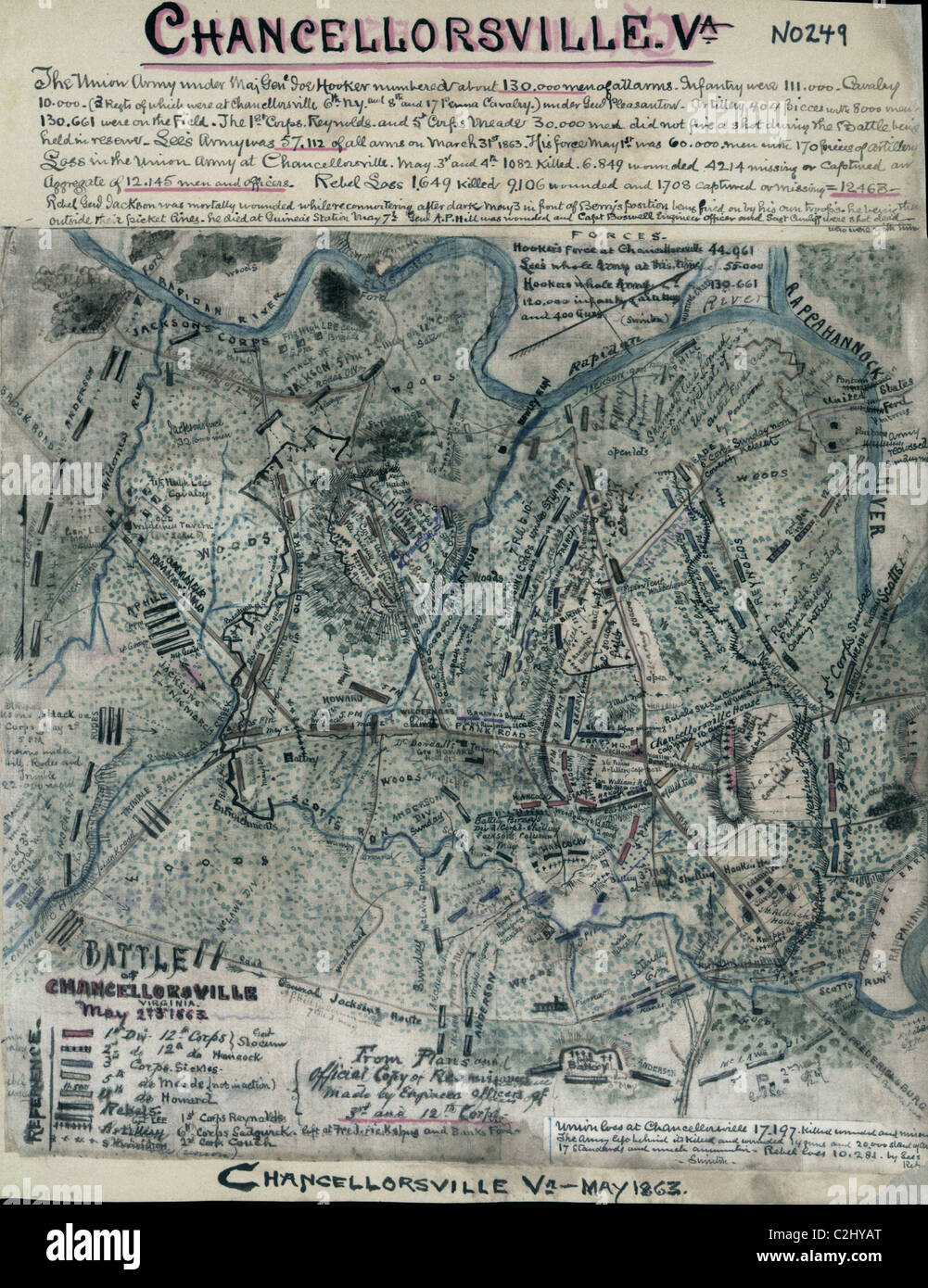 Civil war battle maps hi-res stock photography and images - Alamy