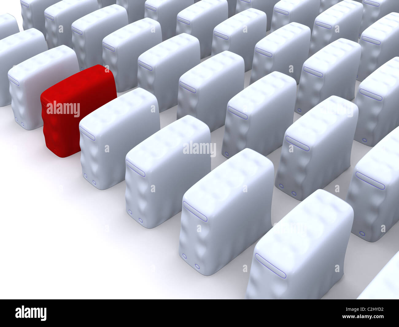 computer box. 3d Stock Photo - Alamy