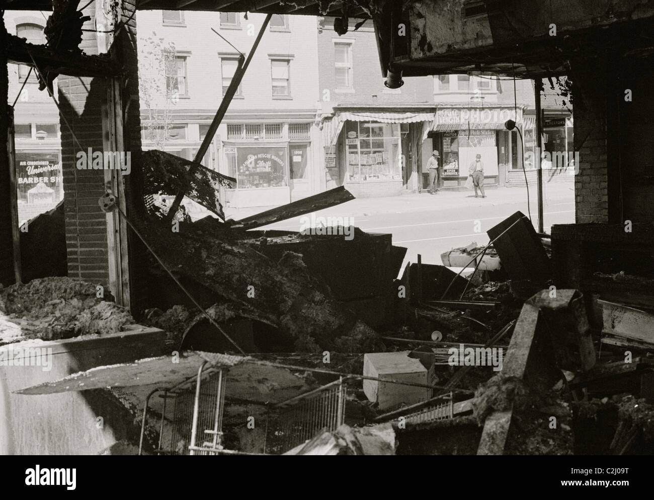 Riot damage in D.C Stock Photo - Alamy