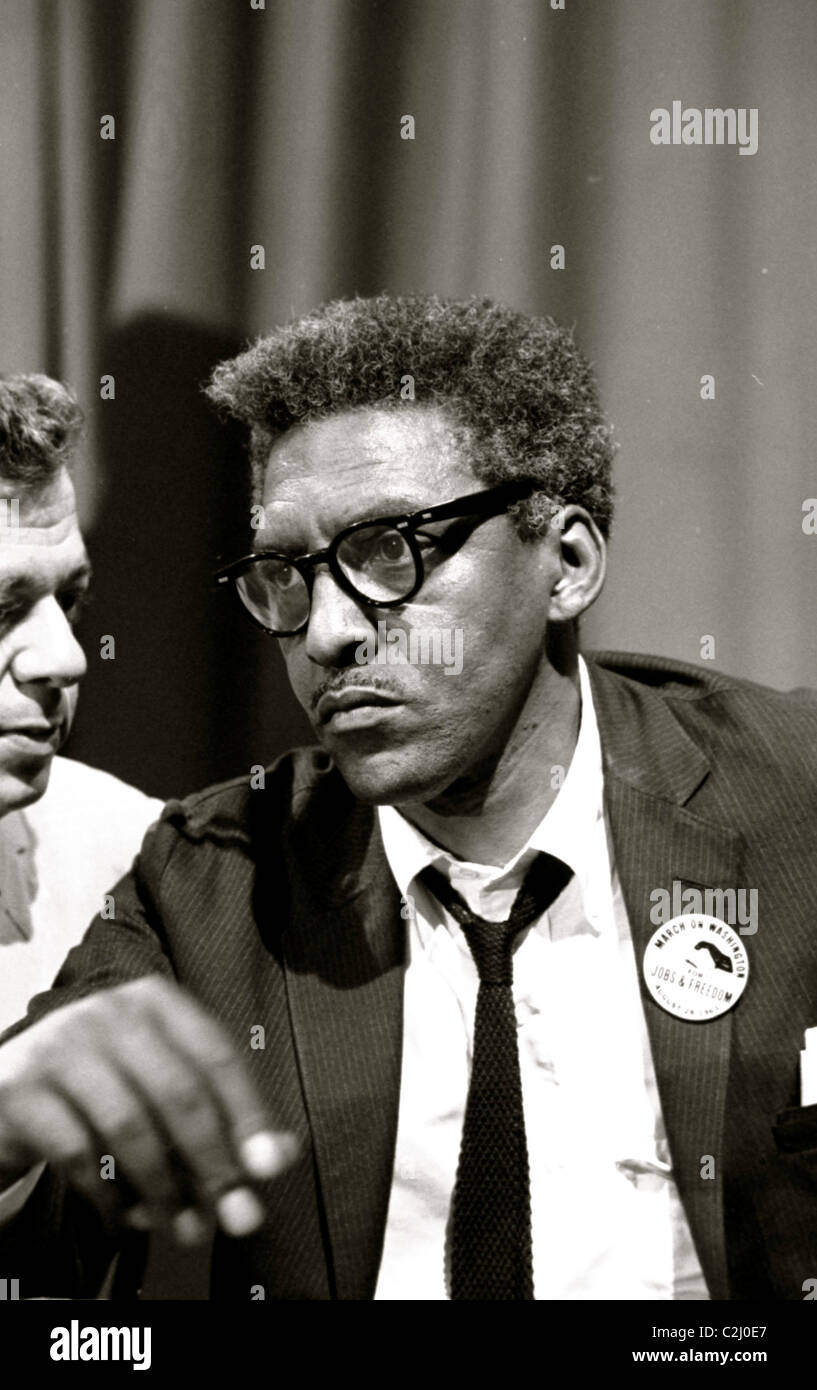 Bayard rustin march on washington hi-res stock photography and images ...