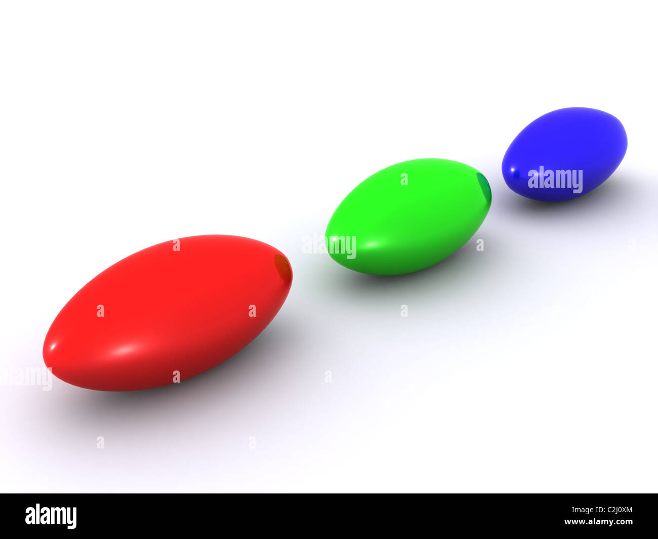 RGB balls. 3d Stock Photo - Alamy