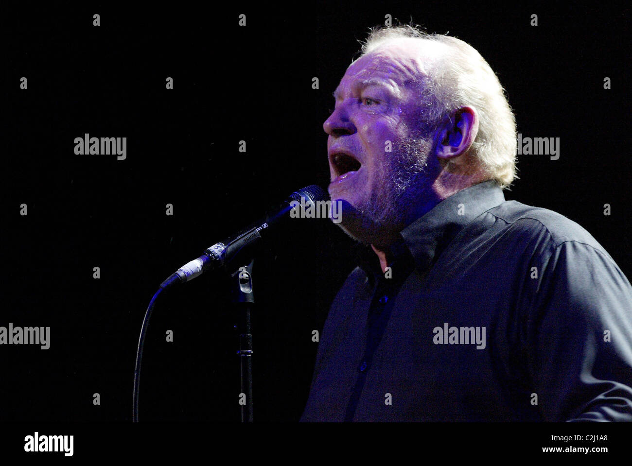 Joe Cocker and his band performing live in concert at the State Theatre ...