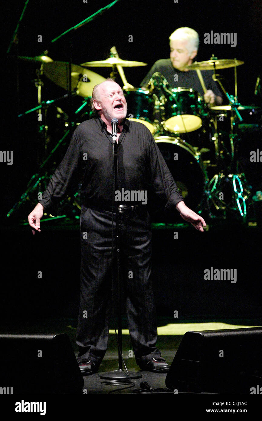Joe Cocker and his band performing live in concert at the State Theatre ...