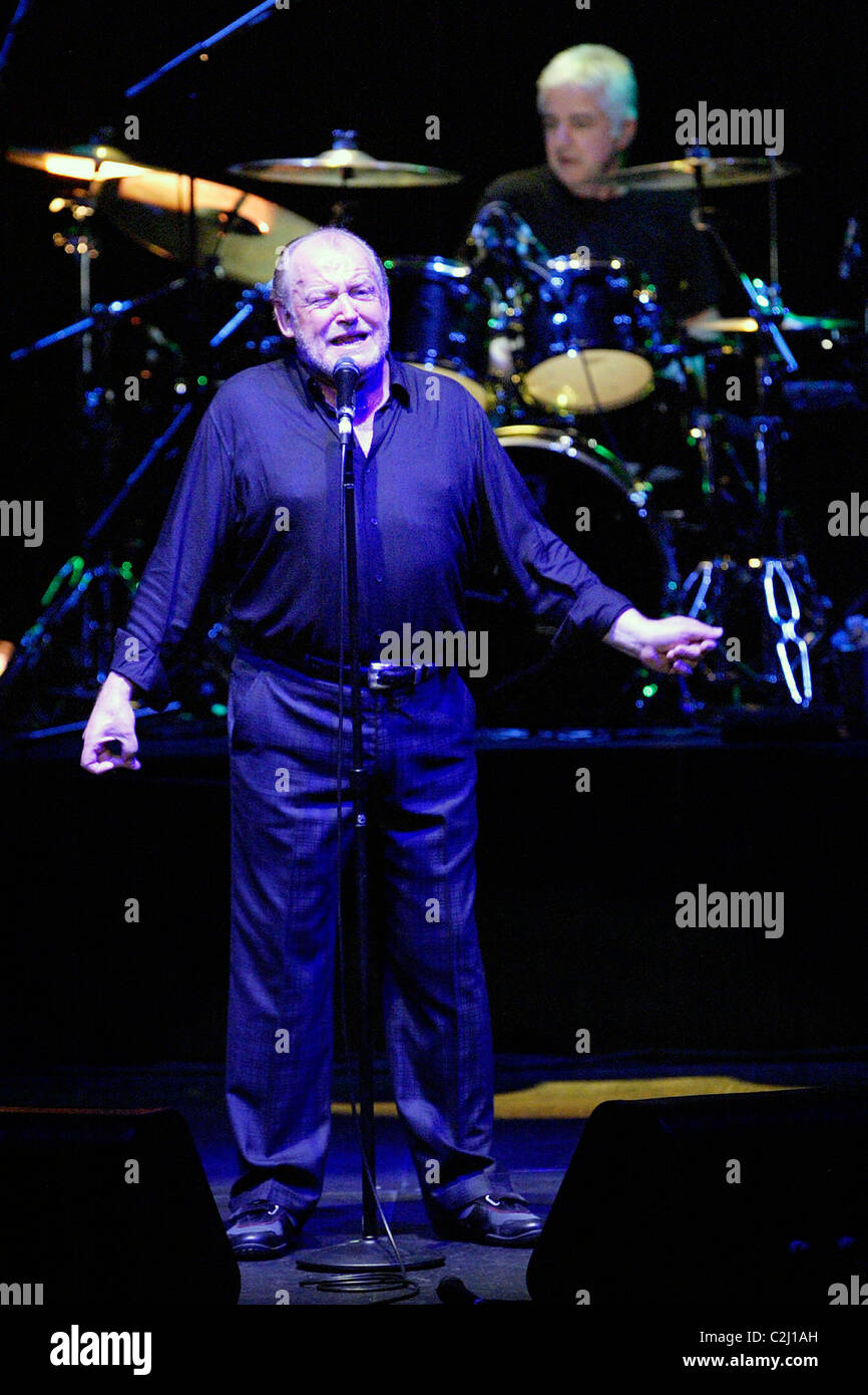 Joe Cocker and his band performing live in concert at the State Theatre ...