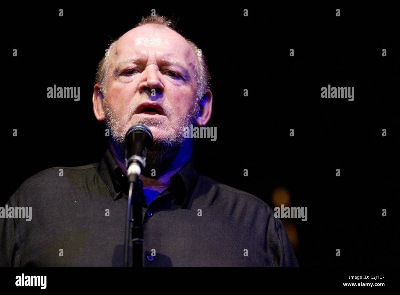 Joe Cocker and his band performing live in concert at the State Theatre ...