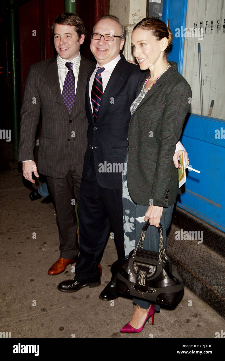 Matthew Broderick & Sarah Jessica Parker & Pippin Parker Opening night ...