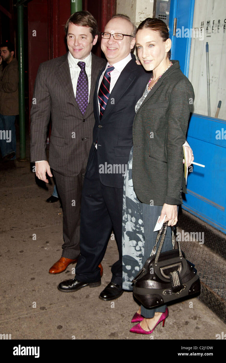 Matthew Broderick & Sarah Jessica Parker & Pippin Parker Opening night ...