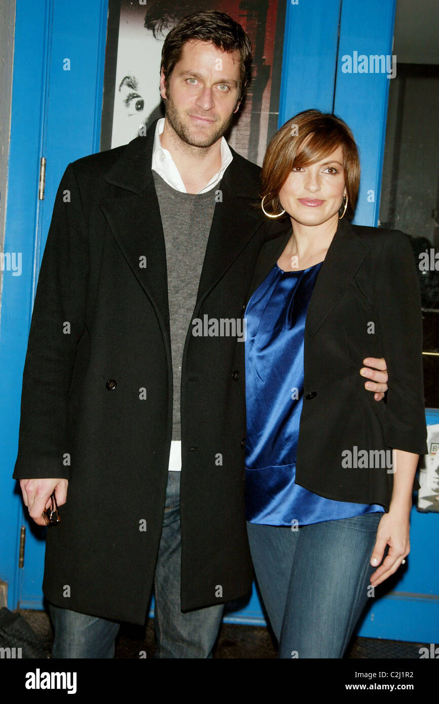 Mariska Hargitay & Peter Hermann Opening night of 'Betrayed' at the ...